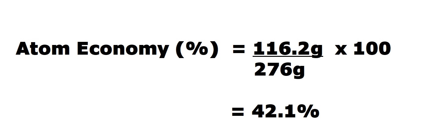 Percentage Yield and Atom Economy – Science and Joe