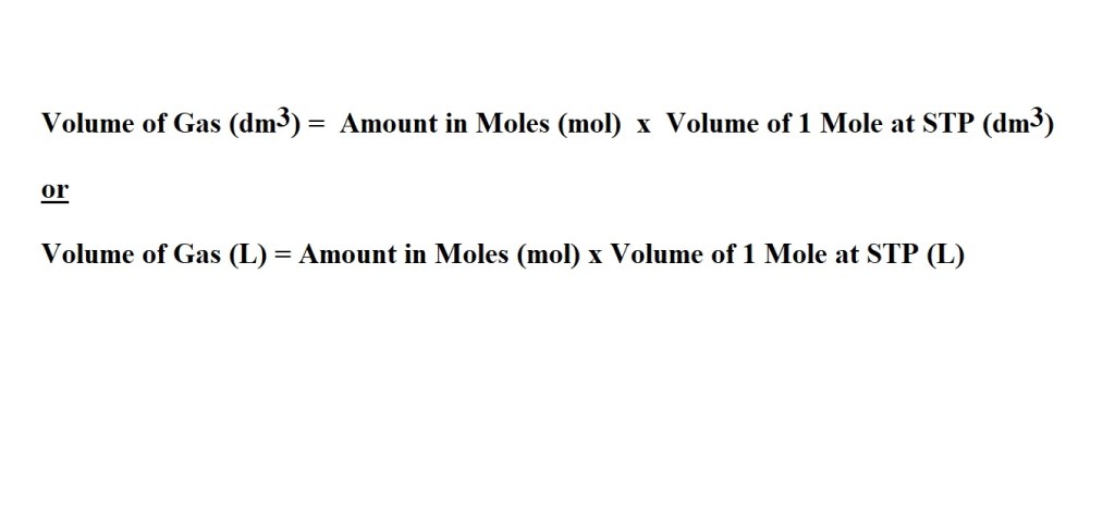 Gas Stoichiometry: STP – Science and Joe